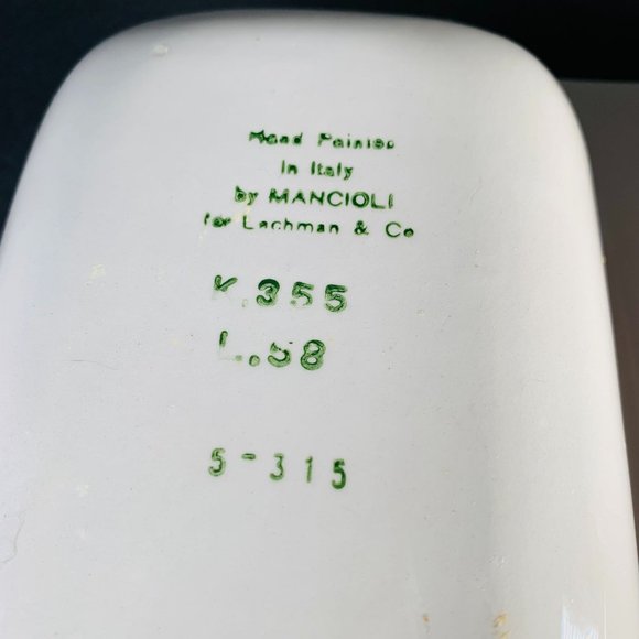 Mancioli | Dining | Vintage Mancioli Italian Lidded Divided Ceramic ...